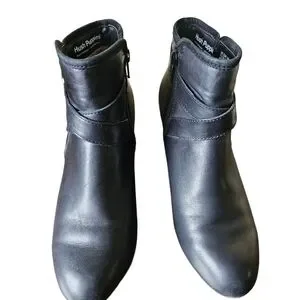 Hush Puppies | Shoes | Hush Puppies Ankle Leather Boots Size 75 Black ...